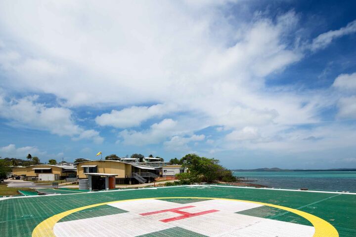 Thursday Island Hospital Helipad / Hutchies