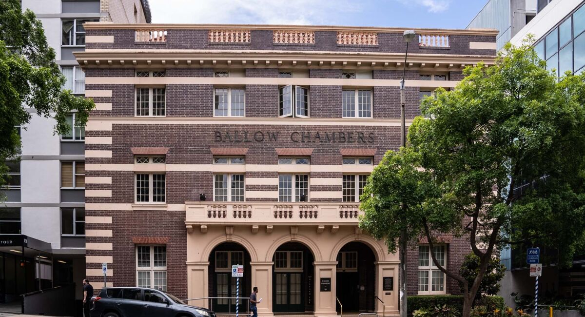 Ballow Chambers celebrates 100 years / Hutchies