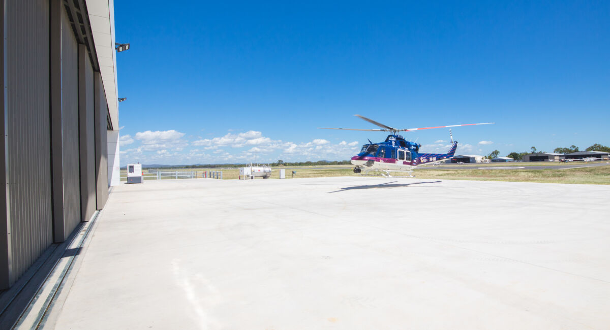 RACQ Capricorn Helicopter Rescue Service Hangar / Hutchies